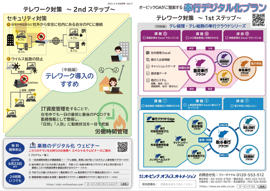 テレワーク 導入・推進ソリューション | オービックオンラインショップ